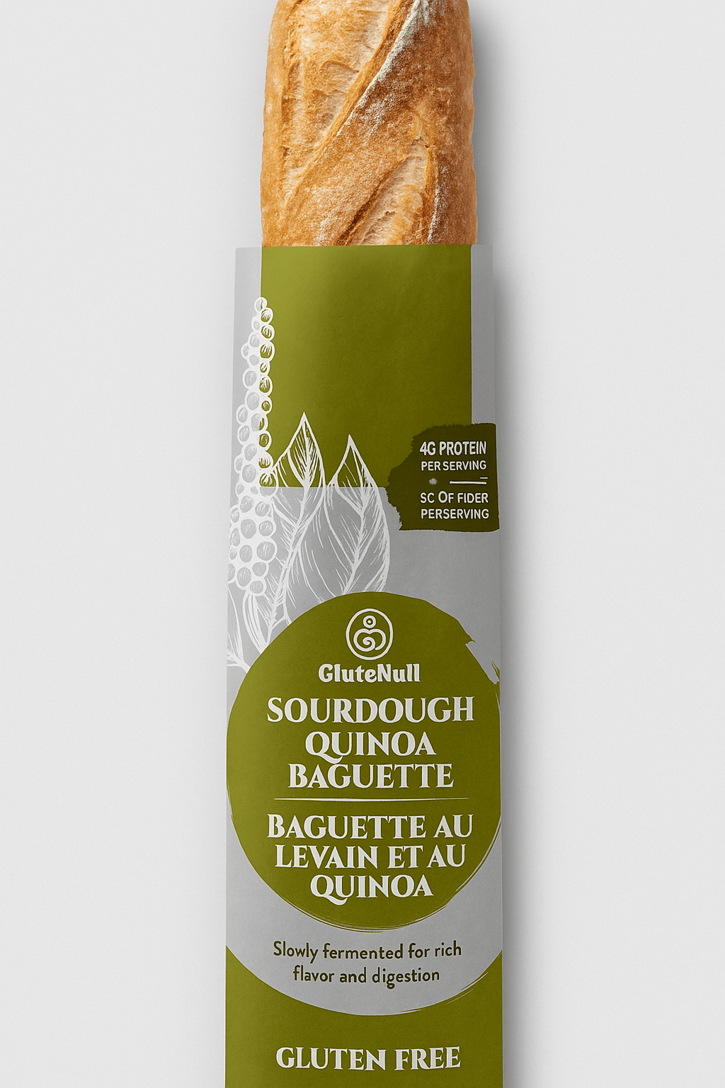 Sourdough Quinoa Baguette - GluteNull Bakery - Gluten Free, Plant Based ...